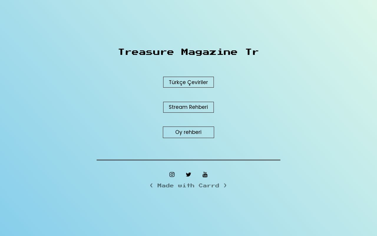 Treasure Magazine TR